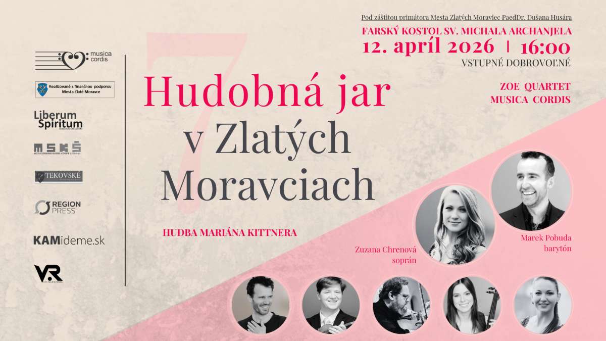 7. ročník festivalu Hudobná jar v Zlatých Moravciach tvorí históriu ...